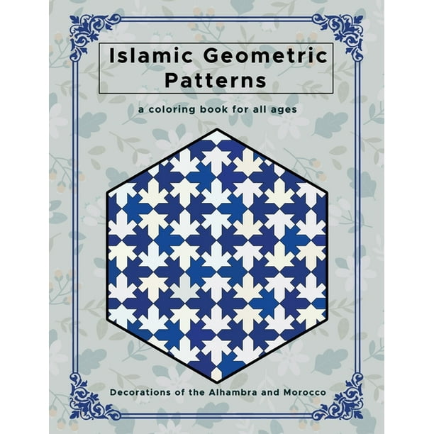 Islamic Geometric Patterns: Beautiful Geometric Patterns Coloring Book ...