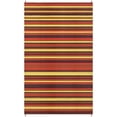 Ataujin Outdoor Rug Modern Geometric Lines Plastic Straw Striped ...