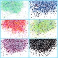 Uxcell Rainbow Powder Mixed Chunky & Fine Glitters Resin Epoxy ...