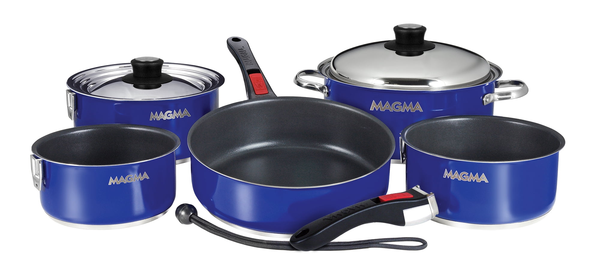 Magma Ceramica Non-Stick 10 Piece Induction Compatible "Nesting ...