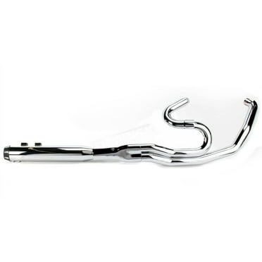 Bassani Road Rage II 4" Chrome 2-into-1 Exhaust System (1F61C ...