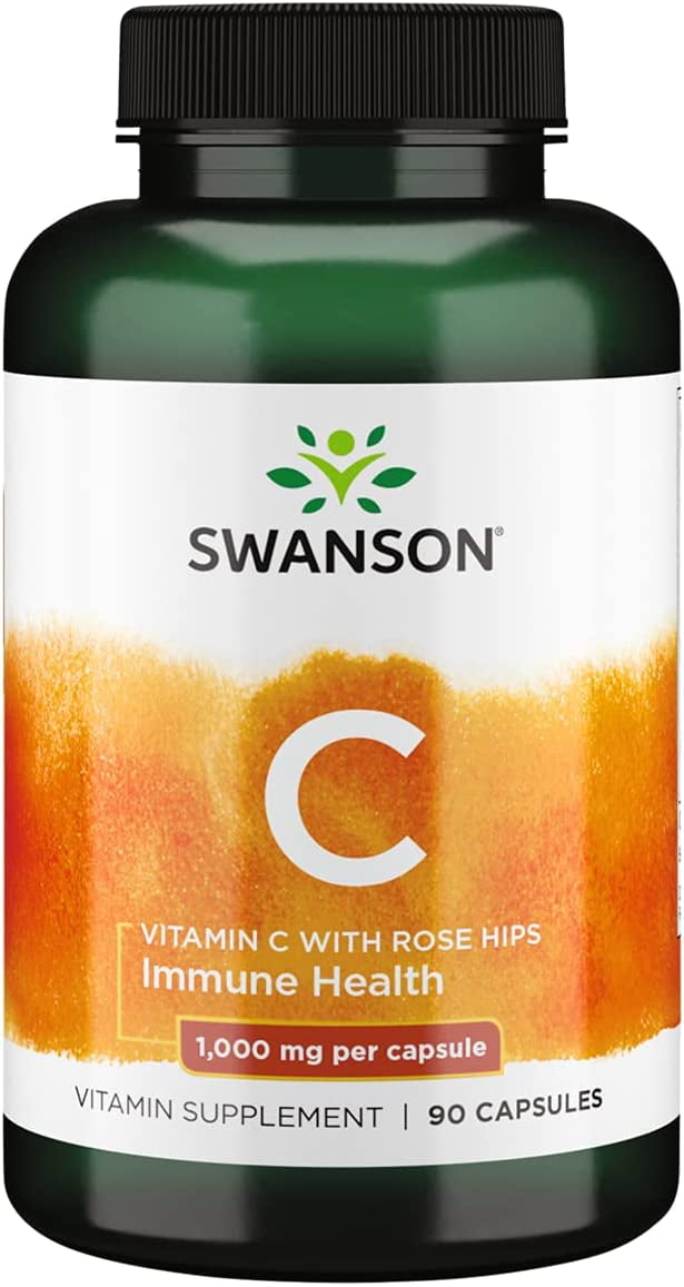 Swanson | Vitamina C con escaramujo, 90 cápsulas suplemento para la salud inmune | Walmart en línea
