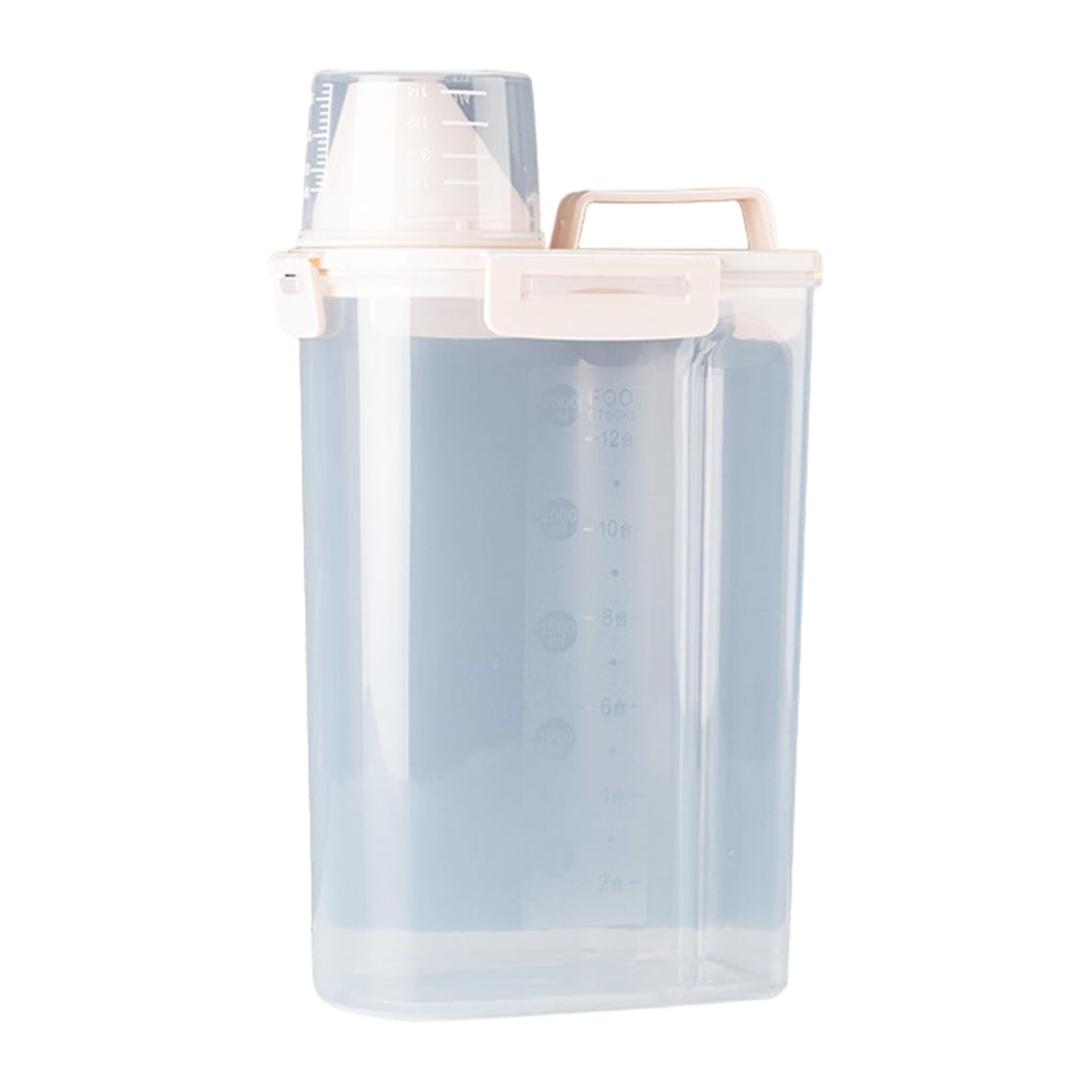 Large Bird Seed Rice moisture Container Measuring Cup - beige large ...
