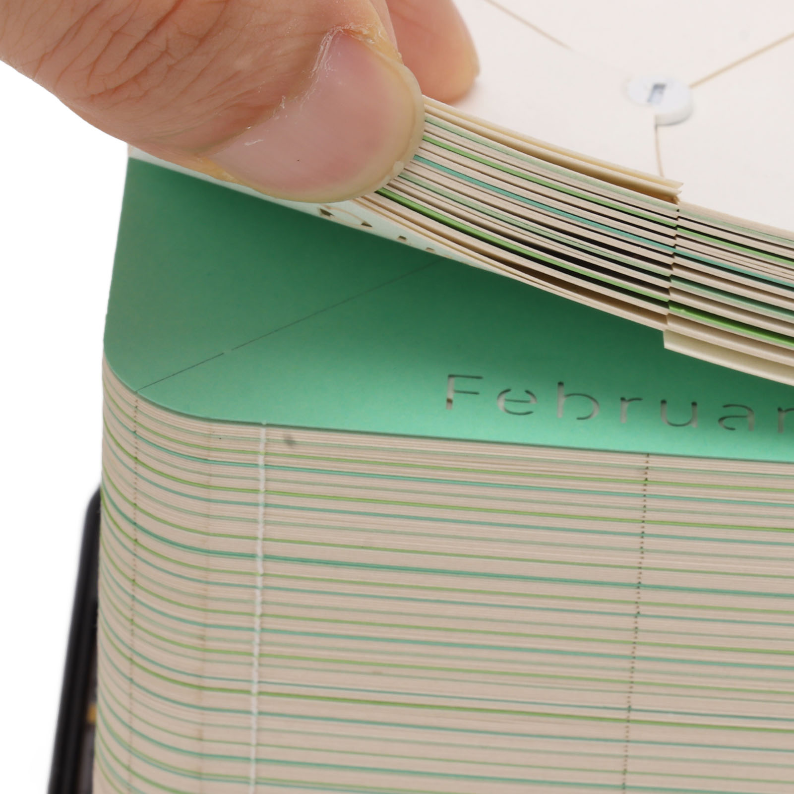 Memo Pad Calendar, Calendario de arte en papel 3D D Calendario de arte ...