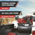 NorthStar 30-Gal Portable Gas-Powered Compressor, Honda GX390 Engine ...