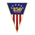 250th Anniversary Bunting Banner Set of 10 – 4th of July Independence ...