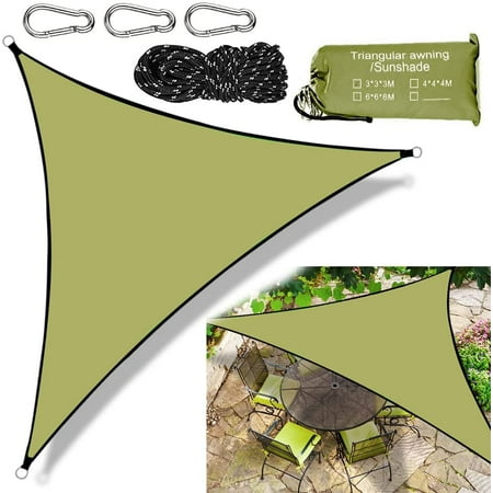 Awning triangle, awning sun protection including fastening ropes ...