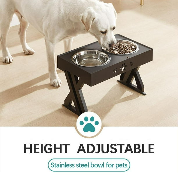 wolftale Elevated Dog Bowls Double Dog Bowls Bowls Raised Steel ...