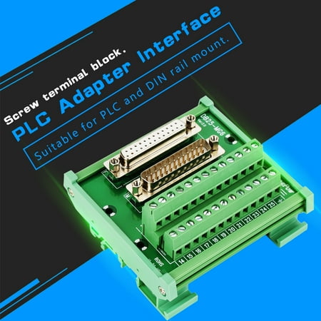 Safe Mount Interface Module, PLC Breakout Board, For PLC DIN Rail ...
