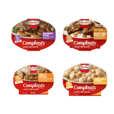 Hormel Compleats Microwaveable Meal Variety Pack – 12 Different Flavors ...