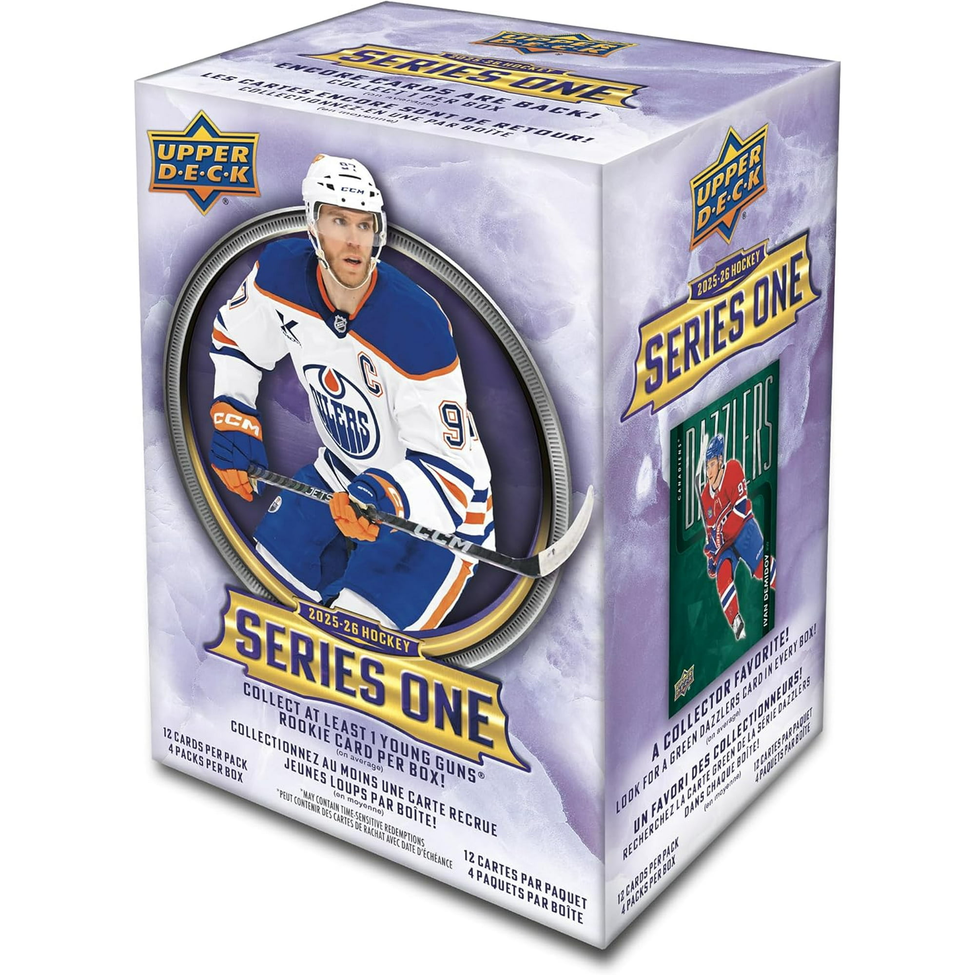 Click here for 2025-26 Upper Deck Series 1 Hockey Blaster Box prices