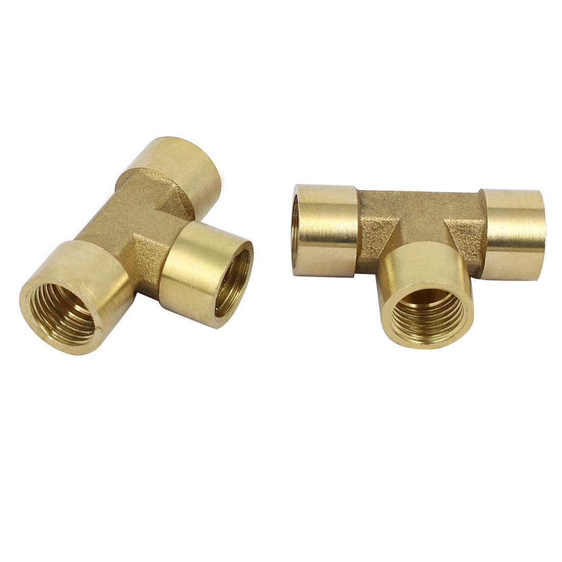 1/4BSP Female Thread Brass T Shape Tube Pipe Connecting Fittings ...