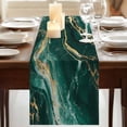 Abstract Marble Stone Texture Table Runner 13x36in Non-Slip Cotton ...