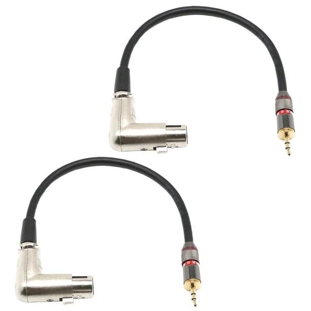 2x 1 Pie XLR a Cable de 3,5 Mm para Micrófonos, Video Y DSLR | Bodega ...