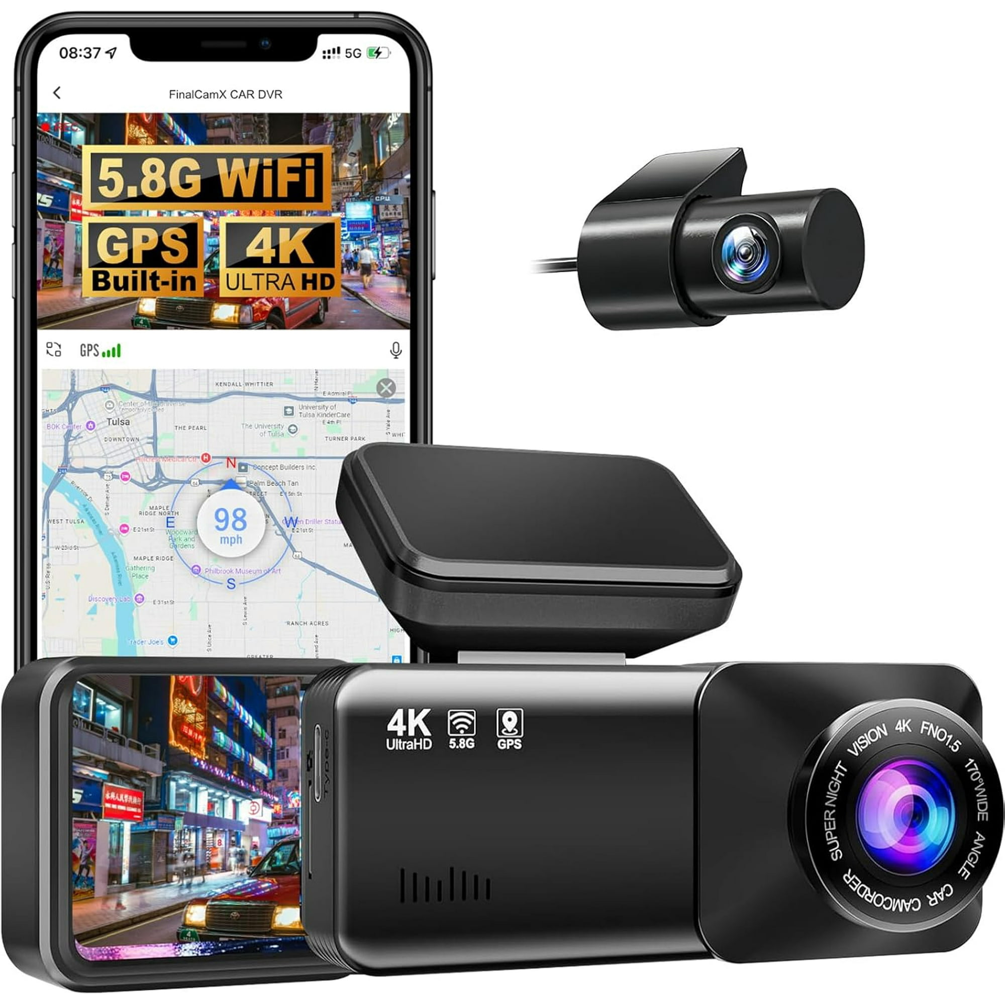 Click here for Henanhuirui ???????????????? Dashcam Pro 4k Wirele... prices