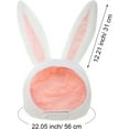 Easter Bunny Hat Ear Funny Plush Hood Women Costume Rabbit Hat Cosplay ...