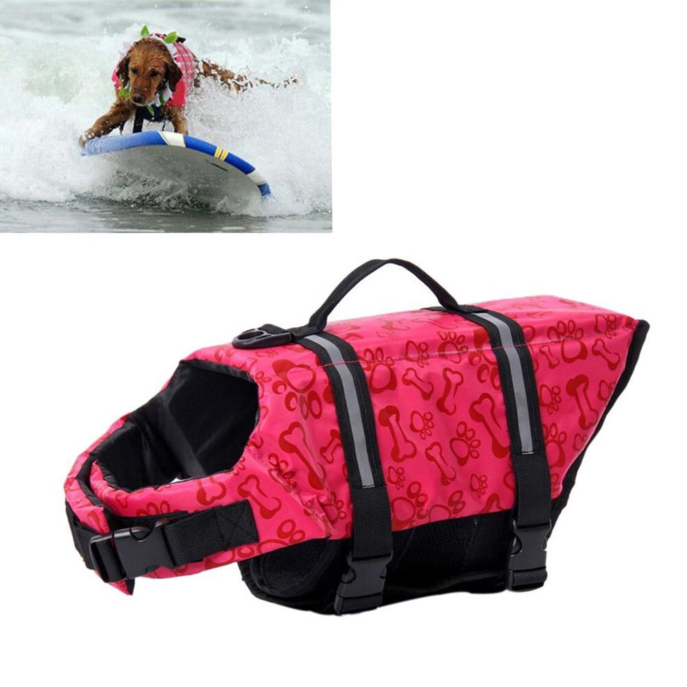 NUOLUX Dog Life Size Adjustable Dog Life Preserver Durable Life Vest ...