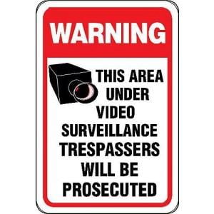 Camera Warning Signs