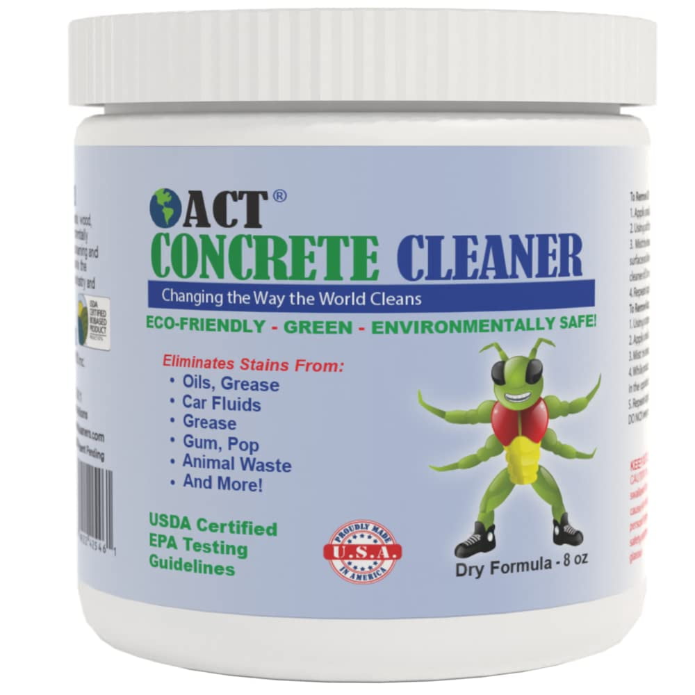 Click here for Act Concrete Cleaner 8oz Eco Friendly Covers 50sqf... prices