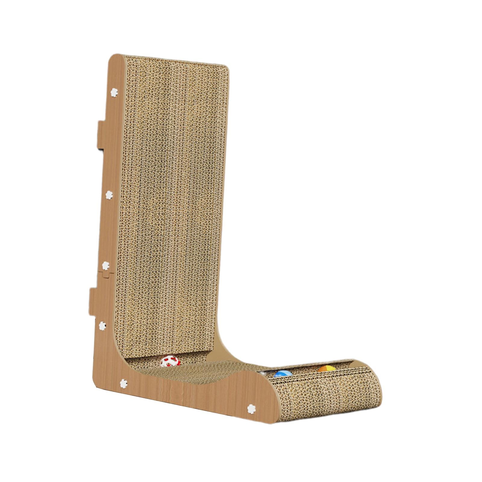 Cat Scratcher Cardboar Scratch Pad Kitty Training Toy Standing Cat Grab ...