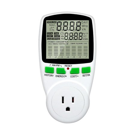 Wattmeter Electric Energy Meter Power Metering, Billing Socket Electric ...