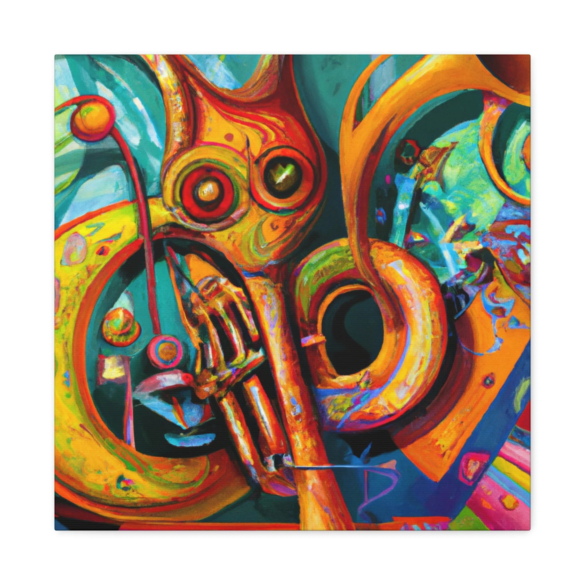 Toot of Triumphant Trumpet - Canvas - Walmart.com