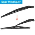 Unique Bargains Car Rear Windshield Wiper Blade Arm Set 14" for Honda ...
