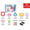 Large Size 88PCS Upgrade Magnetic Building Blocks for Kids ,Birthday ...