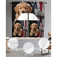 Anniversary Kitchen Curtains Sets for Windows 3 Piece, Puppy Dog ...