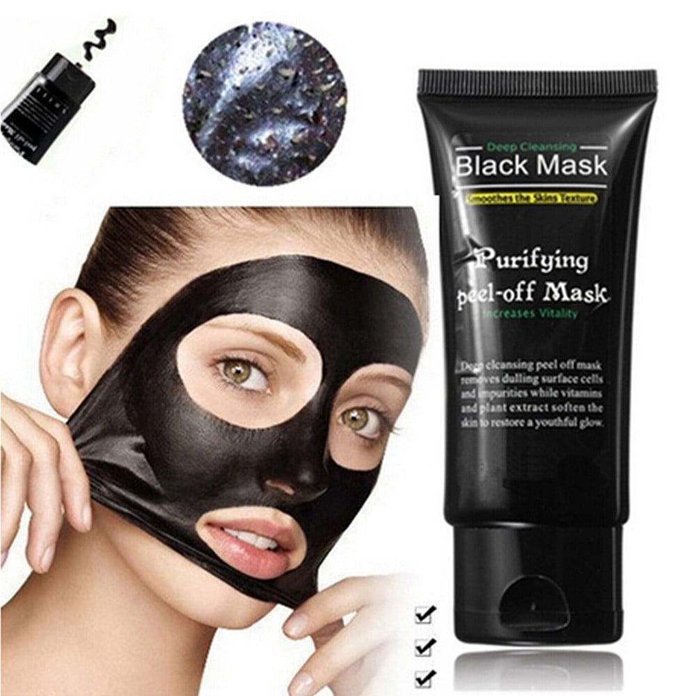 Black Mud Deep Cleansing Purifying Peel Off Facail Face Mask Remove ...