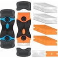 Agiufgs Scraper with 10 Blades ABS Razor, Removes Stickers Decals Caulk ...