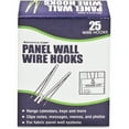 Advantus Panel Wall Wire Hooks, Silver, 25 Hooks/Pack 75370 - Walmart.com