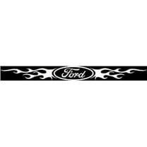 Chroma ford Logo Decal with Flames Automotive Decals & Stickers ...