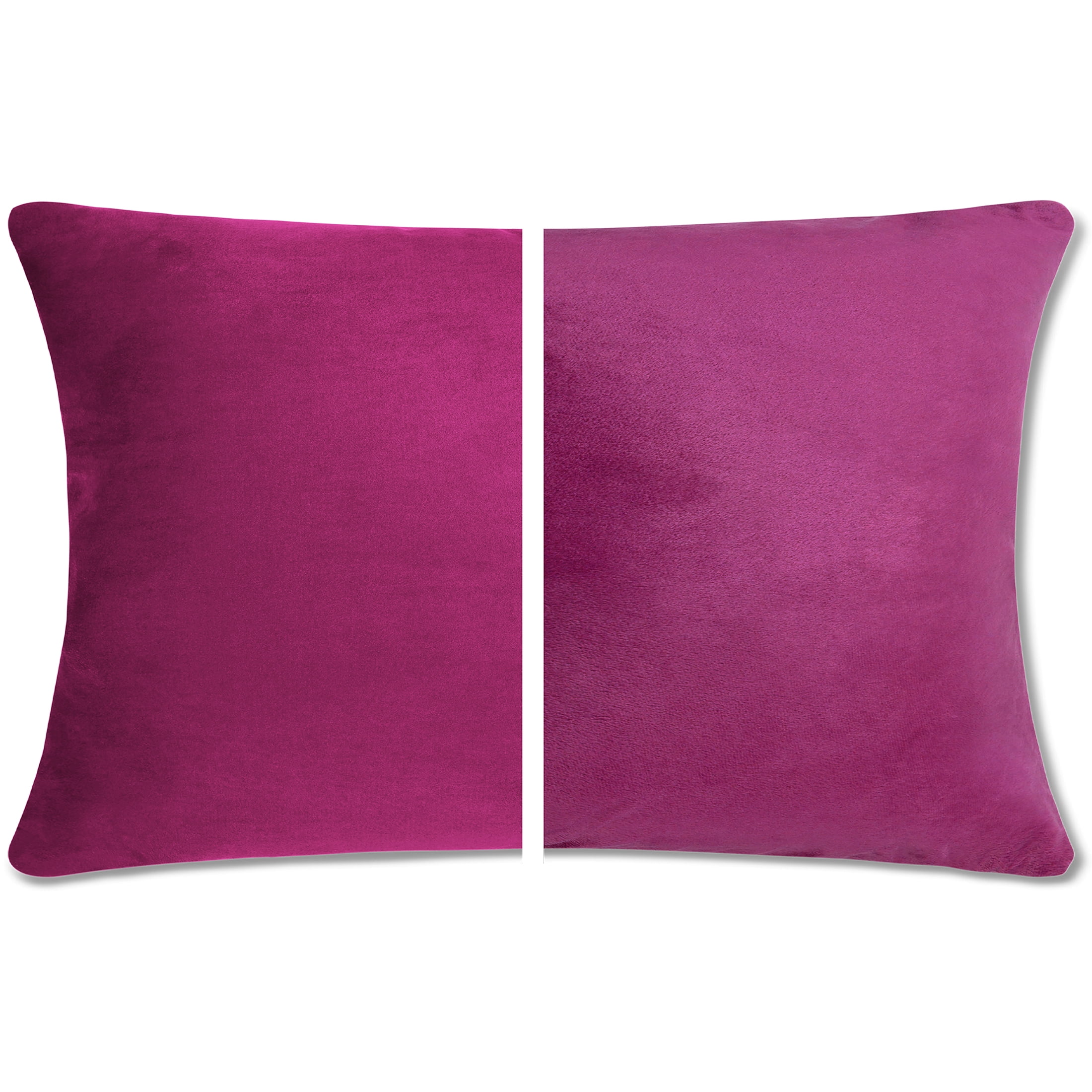 12" x 20" Throw Pillow - Sliding Raspberry: 2 PCS / 4 Sided. Luxurious ...