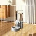Hanging Automatic Cat Feeder and Water Dispenser,Ferret Cage ...
