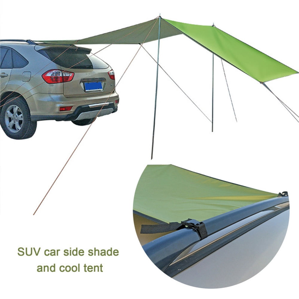 FYUU Car Shelter Shade Camping Side Car Roof Top Tent Awning Automobile ...
