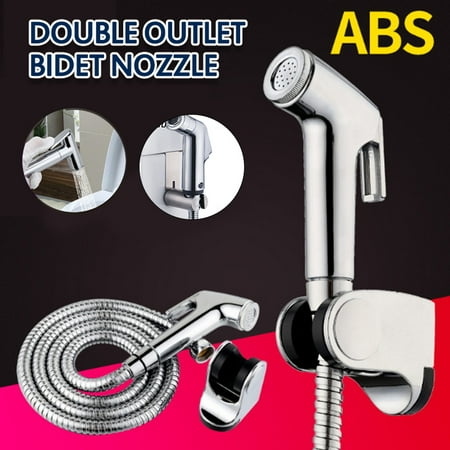 Home Handheld Bidet Sprayer for Toilet Double Outlet Bidet Nozzle ...