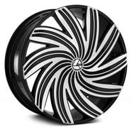 Fuel D755 Reaction 15X8 5X139.7 -18Et 125.1Cb Gloss Black Milled With ...