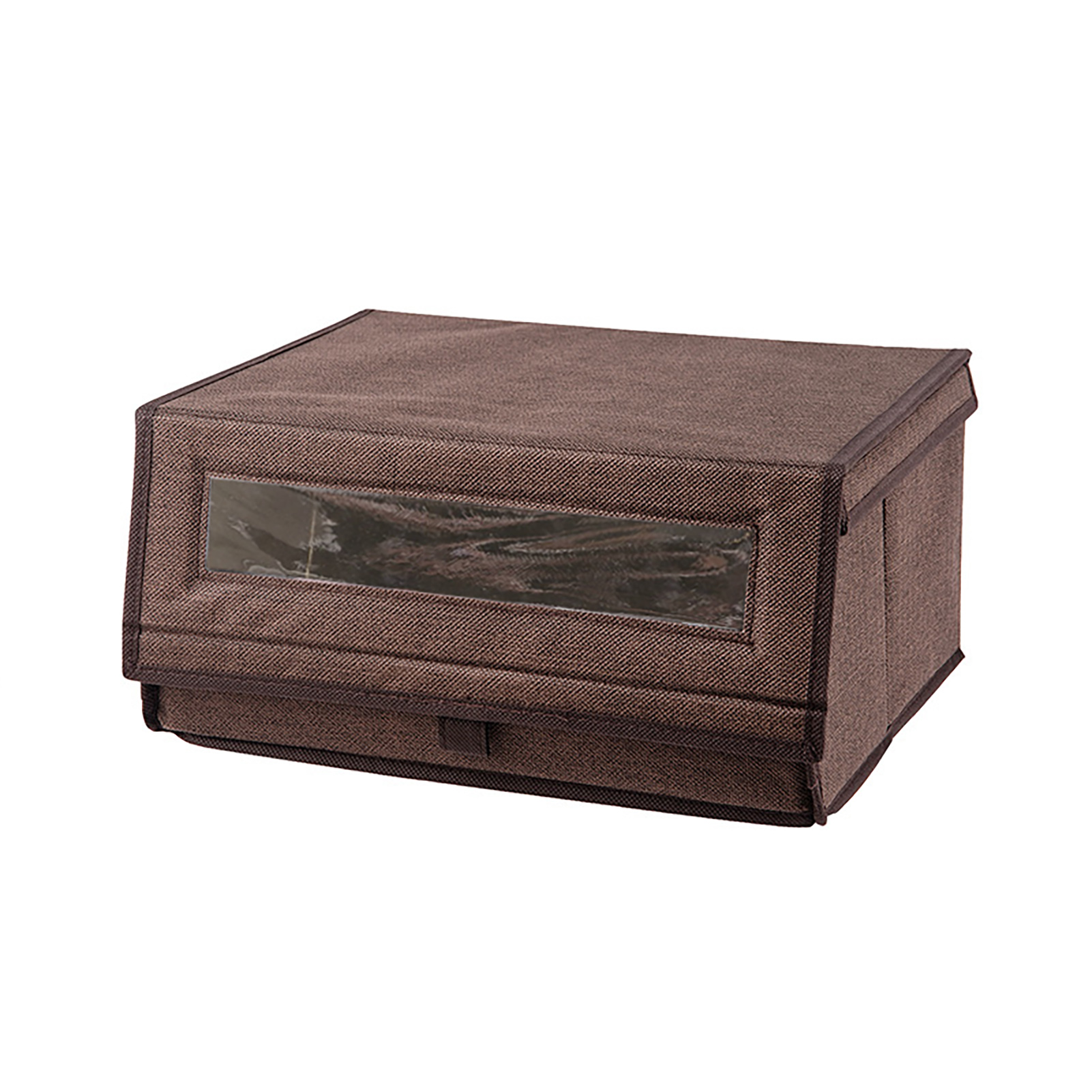 Stackable Storage Box Transparent Window, Flip Type, Folding Organizer ...