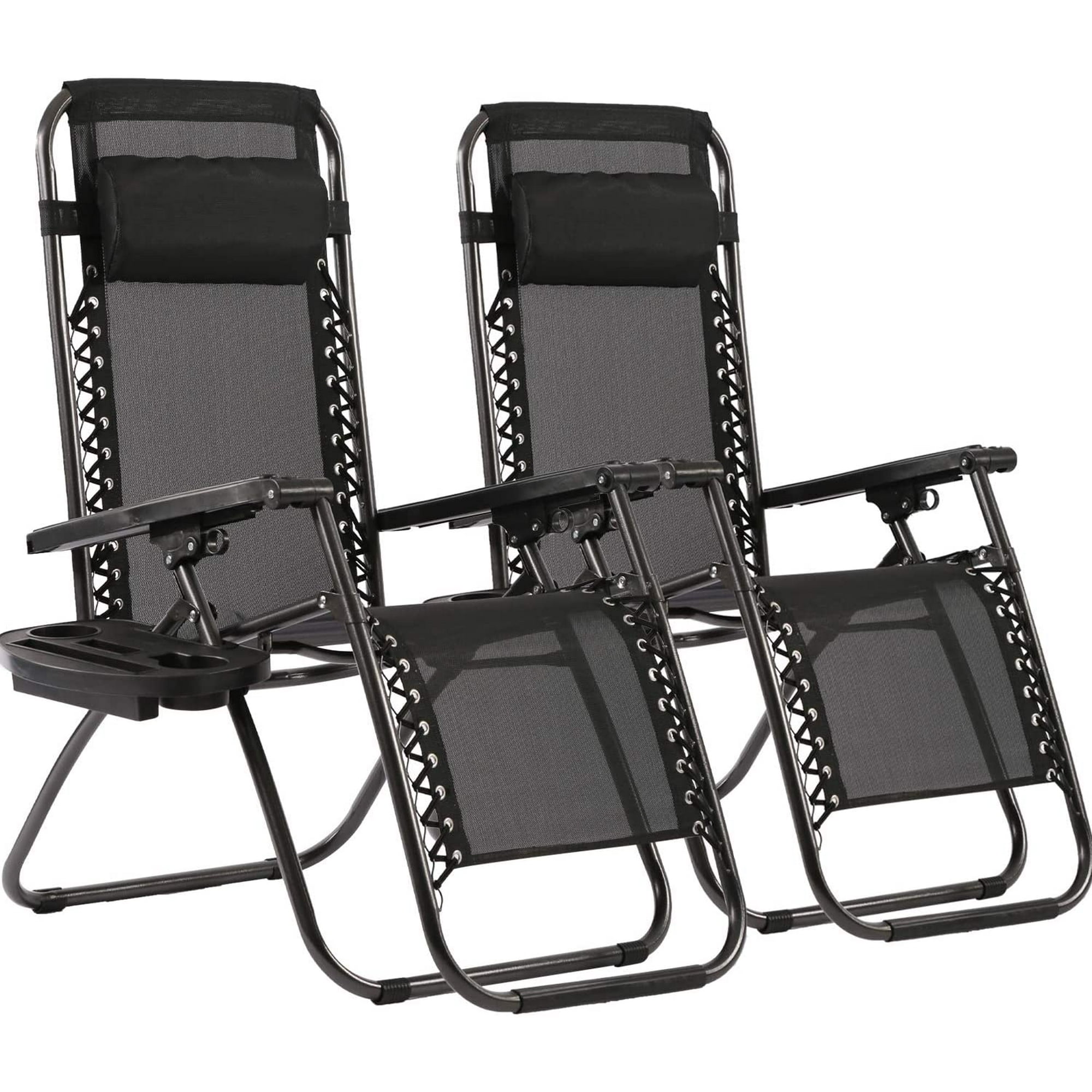 Click here for Fdw Zero Gravity Lounge Chairs Set Of 2  Folding O... prices