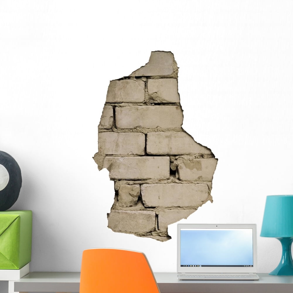 Through Hole Wall It Wall Decal Sticker, Wallmonkeys Peel & Stick Vinyl ...