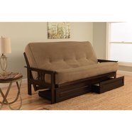 Maykoosh Southwestern Style Full Futon Frame with Storage Drawers ...
