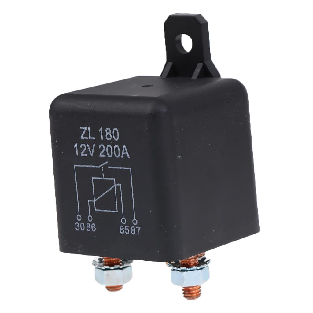 4Pin Over 200A 12V Dual Battery Isolator Relay Start On/Off Switch ...