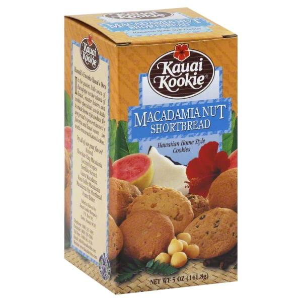 Kauai Kookie Macadamia Nut Shortbread Hawaiian Style Cookies, 5 Oz ...