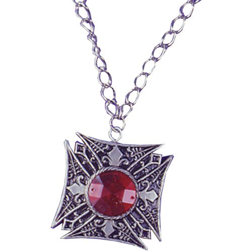 Medallion Vampire Red Gem Adult Halloween Accessory - Walmart.com