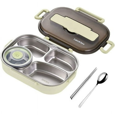 Navaris Bento Box - Adult Lunch Box with 6 Compartments and Removable ...