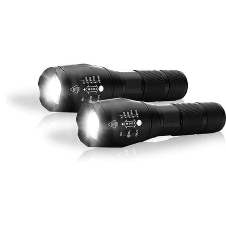 Tatum88 2 Ultra-powerful LED torches Long-range zoom 5 Shock-proof and ...