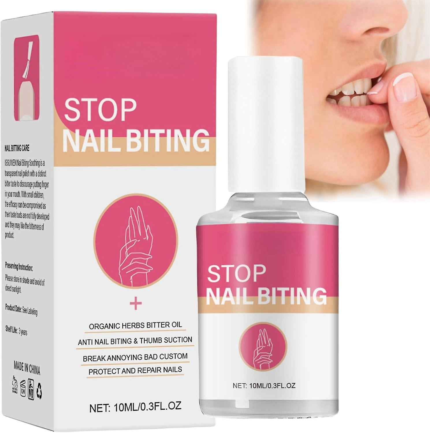 Anti Nail Biting Nail Polish, Stop Nail Biting, Stop Biting Nails, Nail ...