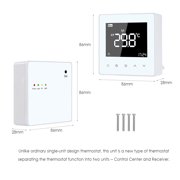 Smart Thermostat 3A Digital Temperature Controller Center & Receiver ...