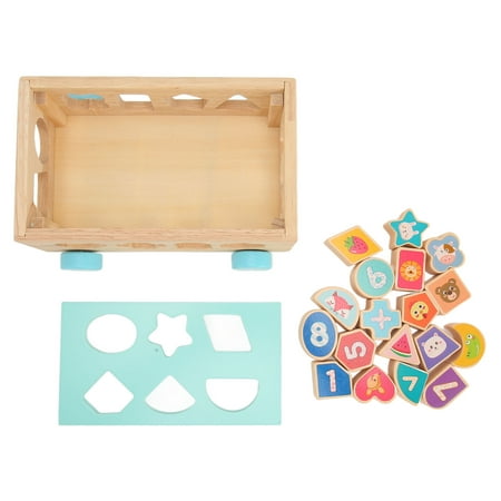 Toddler Shape Sorter, Inertia Glide Shape Sorter Car Heat Transfer ...